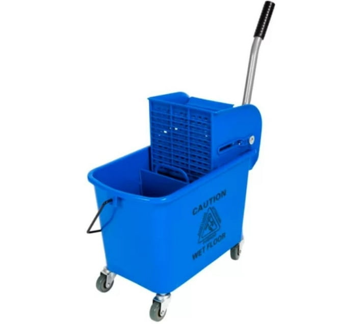 Buy Sanitize 36L Mop Wringer With Bucket - Blue Home Bucket () in Bulk ...