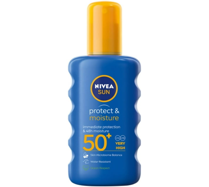 Buy Nivea Sunscreen - SPF 50 Protect & Moisture Spray (200 ml) in Bulk ...