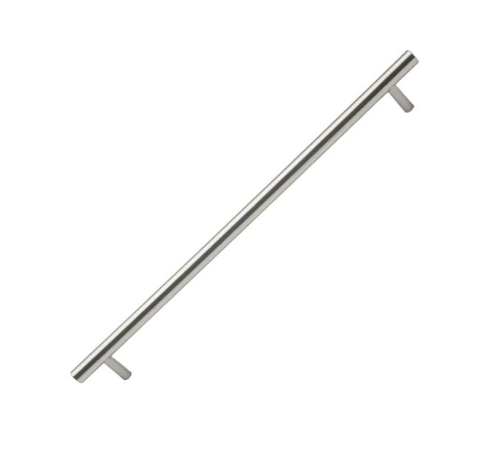 Someone’s in a Makro Steel Barrel Handle. Brushed Satin Nickel. 320mm ...