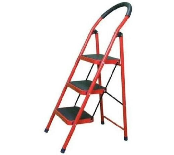 PSM 23 PS 3 Steps Steel Ladder (Hand Rail) | Makro