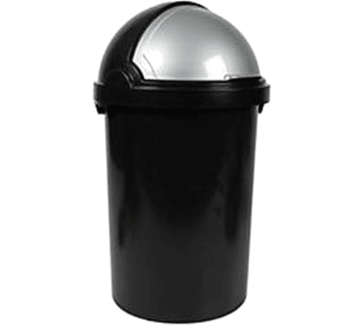 SMTE 90415862 PP (Polypropylene) Dustbin (Black, Pack of 3) | Makro