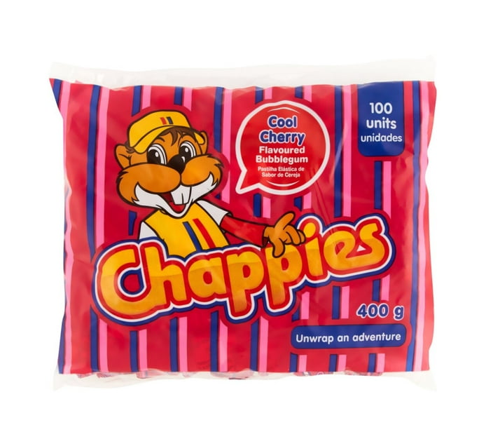Chappies Bubblegum Cool Cherry 1 X 100s Makro