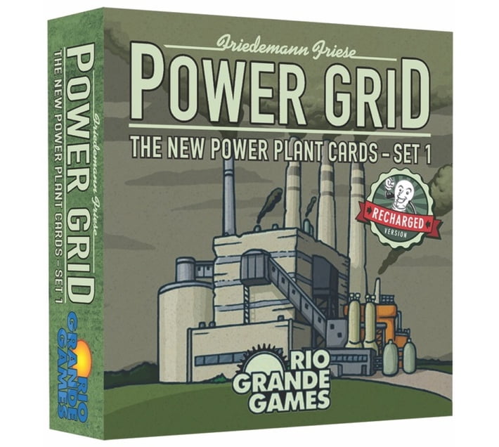 Rio Grande Games Power Grid The New Power Plants - Set 1 Recharged ...