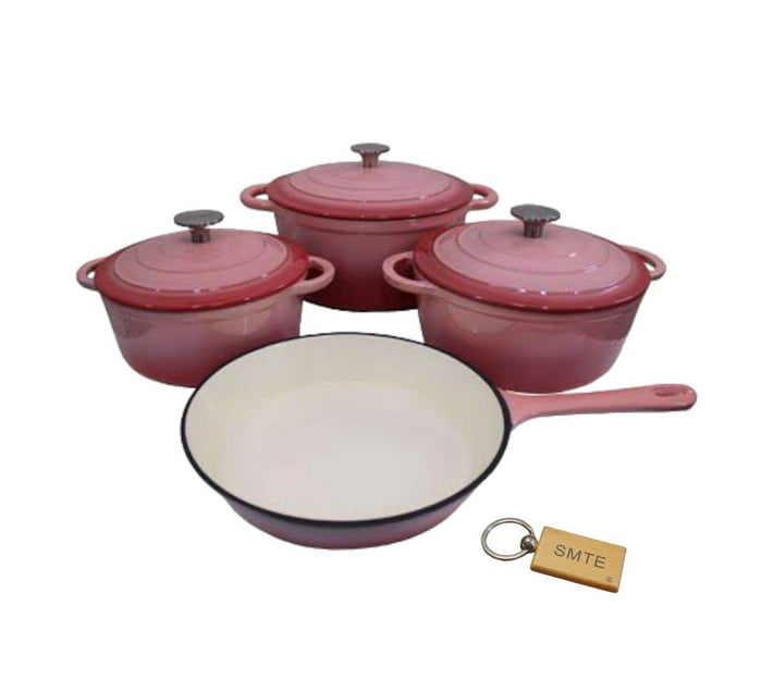 Someone’s in a Makro Premium 7-Piece Cast Iron Cookware Set+ Smte ...