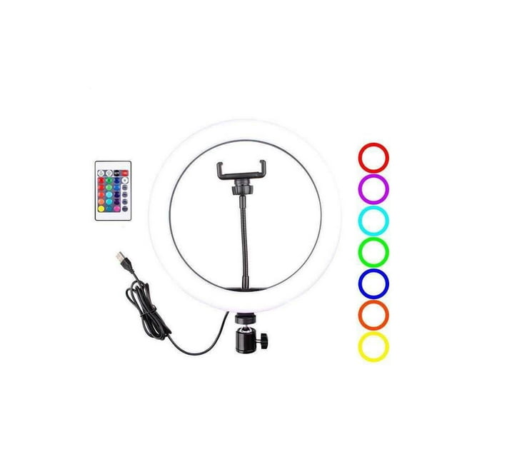 Someone’s in a Makro MJ26 RGB LED 10-Inch Ring Light With Stand Mood