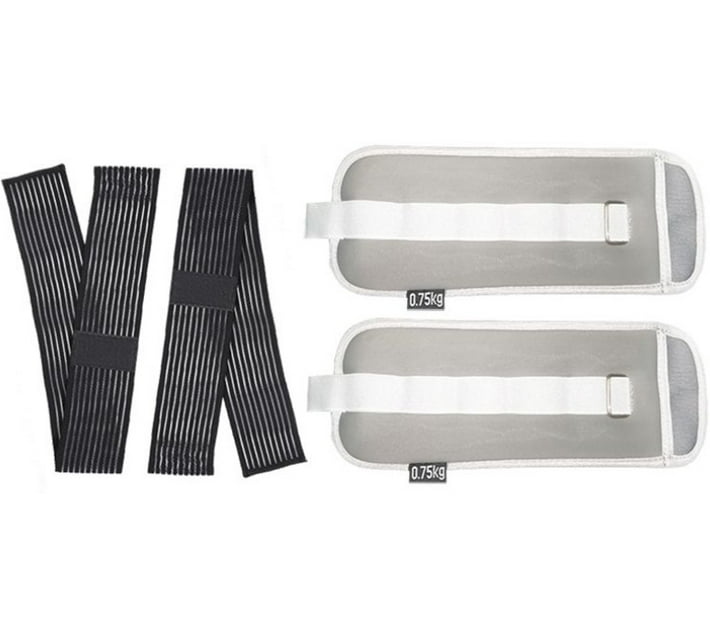 Buy HOME GYM Webuy Ankle Weights Pair Set With Adjustable Strap - Grey ...