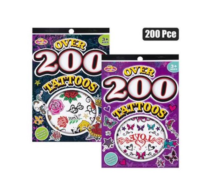 Someone’s in a Makro Sticker Tattoo Body Temporary Assorted Books 200 ...