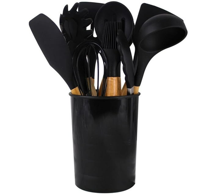 Kitchenware set KT-0400 Silicone Cooking Spoon Kitchen Tool Set (Pack ...