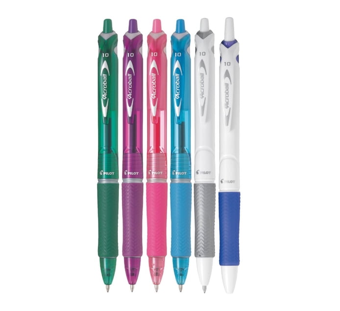 Buy Pilot Acroball Ball Pen Pack of 6 Multicolor in Bulk | Makro Business