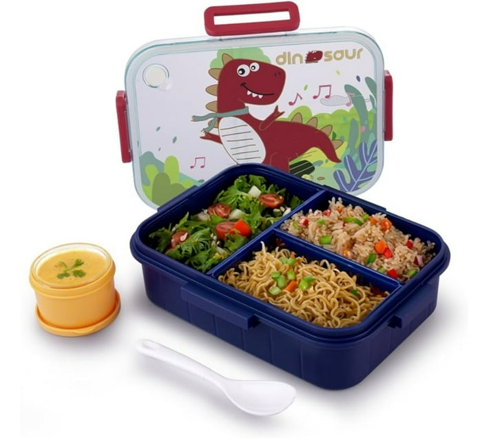 Generic 301615 Lunch Box For Kids 3 Containers Lunch Box (600 ml) | Makro