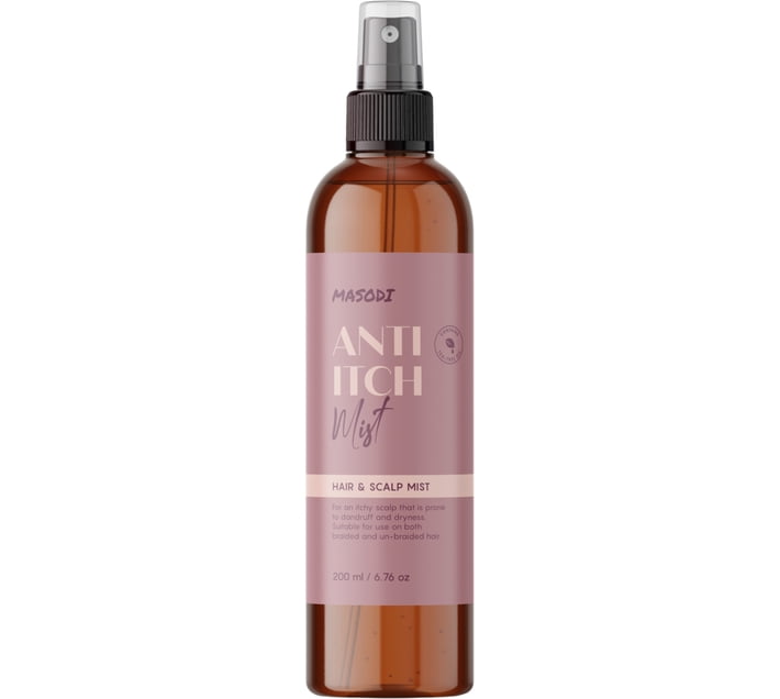 Masodi Organics Masodi Anti-Itch Tea Tree Hair & Scalp Mist All Hair ...