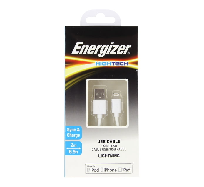ENERGIZER ENERGIZER APPLE LIGHTNING CABLE 2M WHT White | Makro