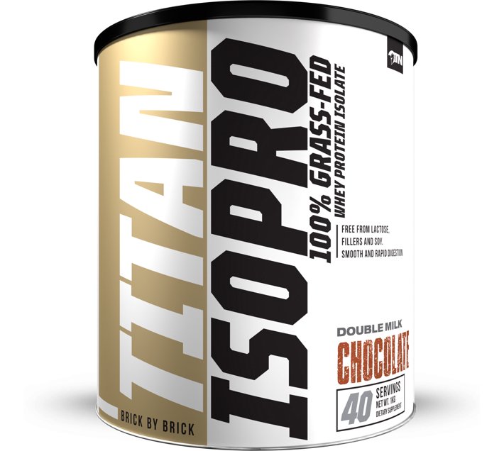 TITAN Nutrition IsoPro 100% Grass-Fed Whey Protein Isolate Whey Protein ...