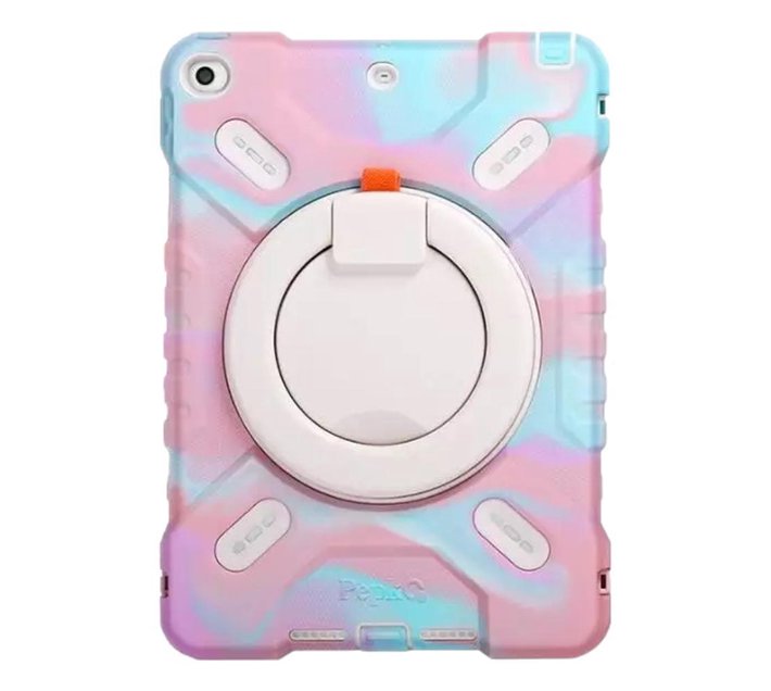 Someone’s in a Makro Kids Rugged Silicone Cover for iPad 10.2 - Pink Mood