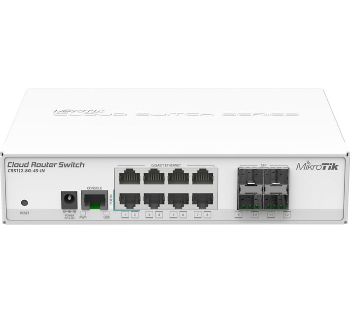 Mikrotik 8port PoE Smart Switch Network Switch (Grey) | Makro