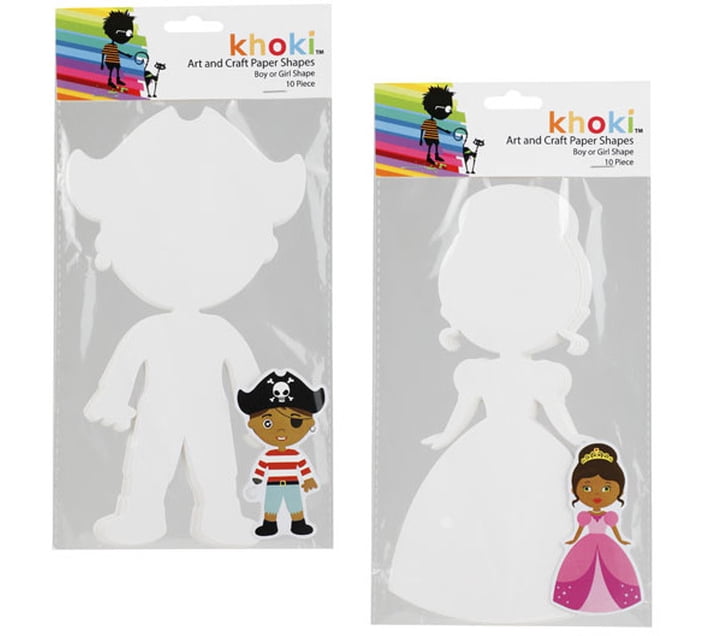 Khoki Shapes Boy/Girl 10 Piece Paper Art & Origami Kit Art and Craft ...
