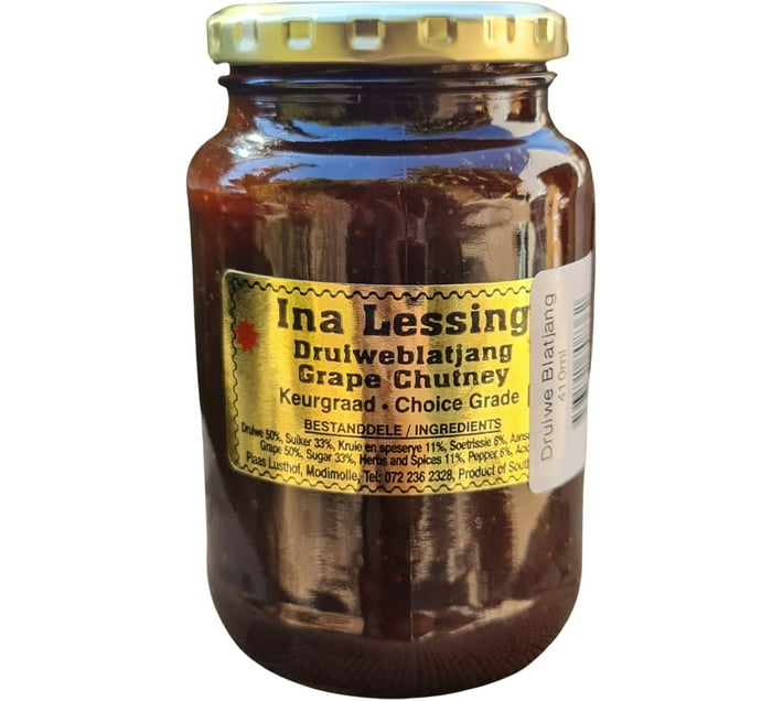 Ina Lessing Grape Chutney 410ml Sauce (410 ml) | Makro