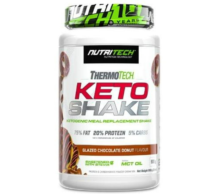 Nutritech Thermotech Keto Shake (908g) Whey Protein (908 g, Glazed ...