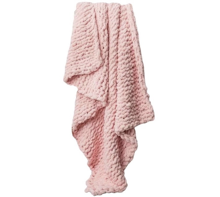 Wardrobenthings Chenille Abstract Sofa Cover (Heavy High Quality Blush ...