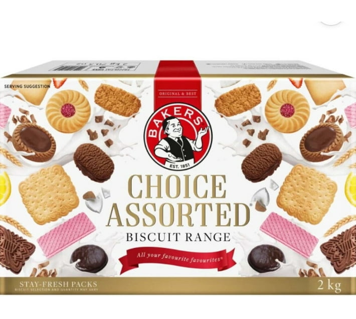 Buy Bakers Choice Assorted Biscuit (2 kg) in Bulk | Makro Business
