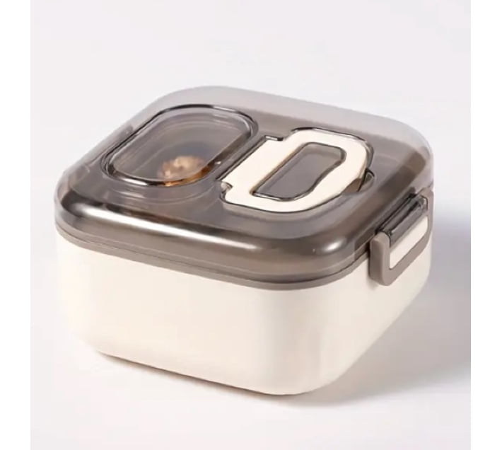 SM Square Lunch Box With Handle 1 Containers Lunch Box (1000 ml) | Makro
