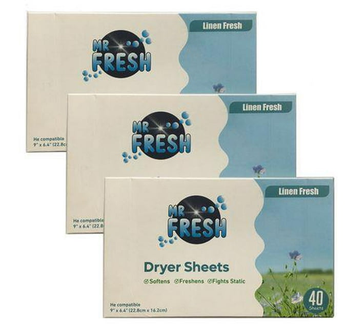 Someone’s in a Makro Mr Fresh Dryer Sheets - Linen Fresh - 3 Pack Mood