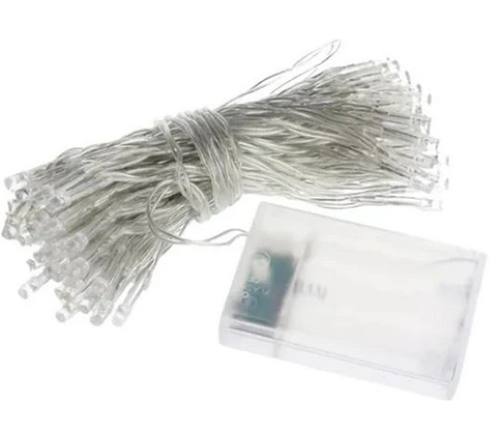 SM 50 LEDs 500 cm Yellow Steady String Rice Lights (Pack of 1) | Makro