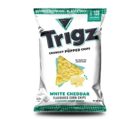 (16 x 85g) Trigz White Cheddar Crunchy Popped Chips | Makro
