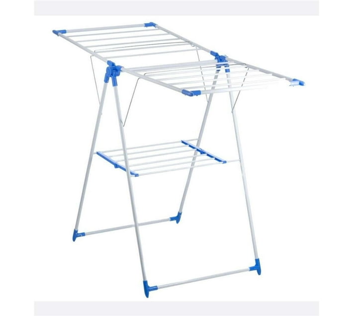 Home Clothes Aluminium Floor Cloth Dryer Stand CD_5 (2 Tier) | Makro