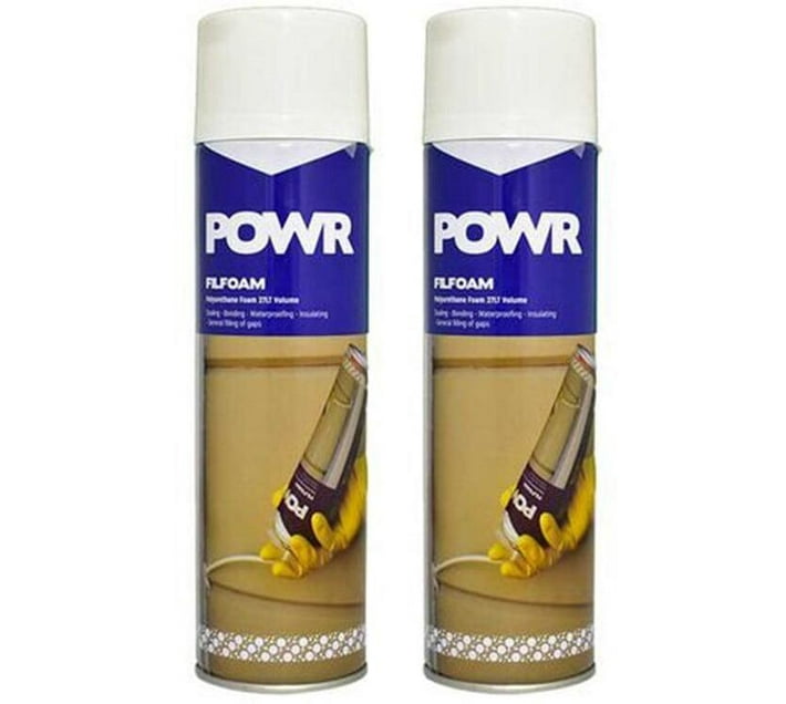Buy POWR Polyurethane Foam Filler (Filfoam) 750ml ( 2 Pack ) Exterior ...