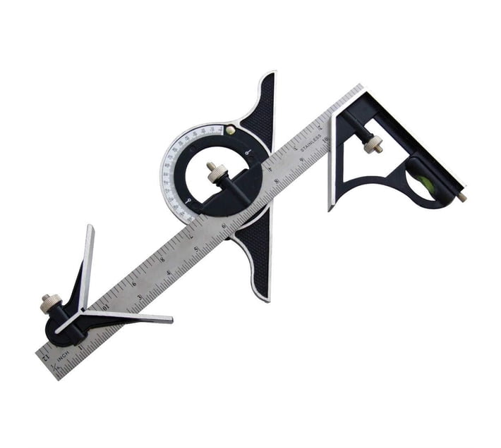 Someone’s in a Makro 30cm Combination Square Angle Scale Spirit Level ...