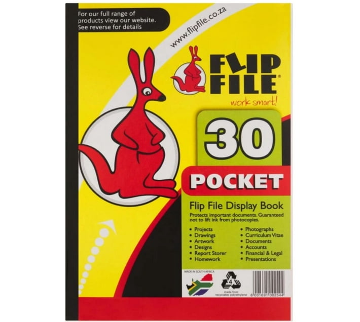 Buy Flip File Polyethylene Pocket File (Set of 6, Yellow) in Bulk ...
