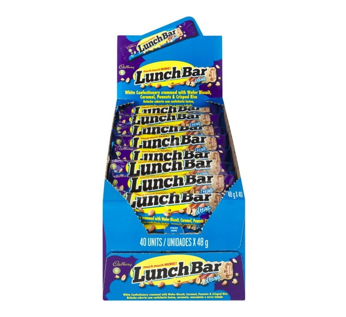 Buy Cadbury Lunchbar Dream Chocolate Bars (1 x 40's) in Bulk | Makro ...