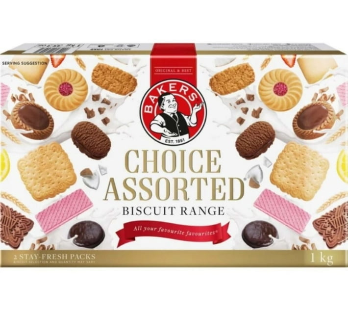 Buy Bakers Choice Assorted Biscuit (1 kg) in Bulk | Makro Business