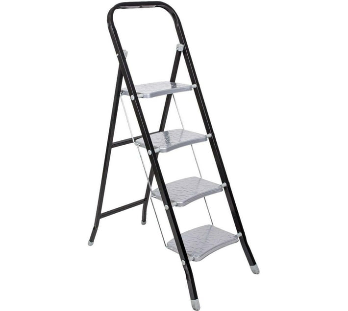 PERILLA CLASS - 4 STEPS Steel Ladder (With Platform) | Makro