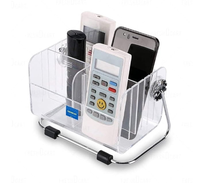 Generic Acrylic Remote Control Holder Mobile/Cosmetic/Stationery ...