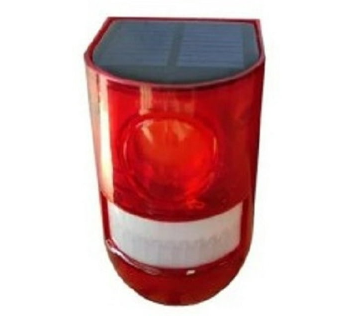 Buy Solar Alarm Lamp 129db Flood Lamp Emergency Light (Red) in Bulk ...