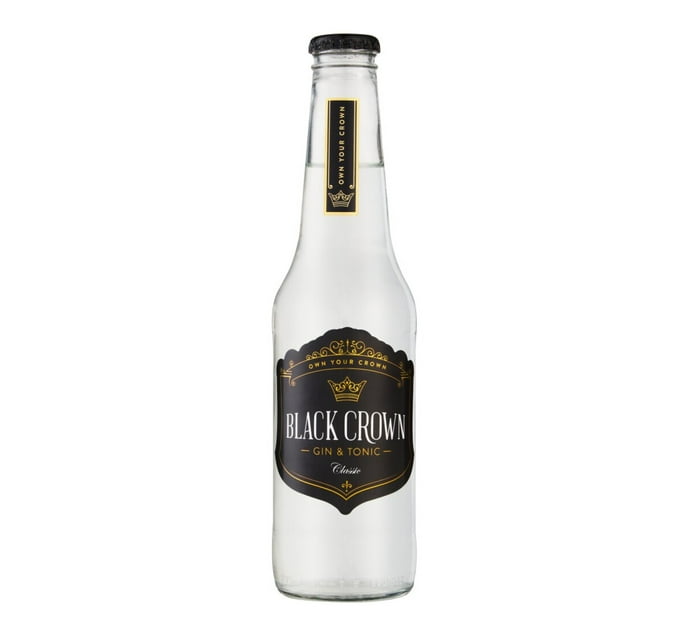 Black Crown Gin and Tonic (24 x 275ml) | Makro