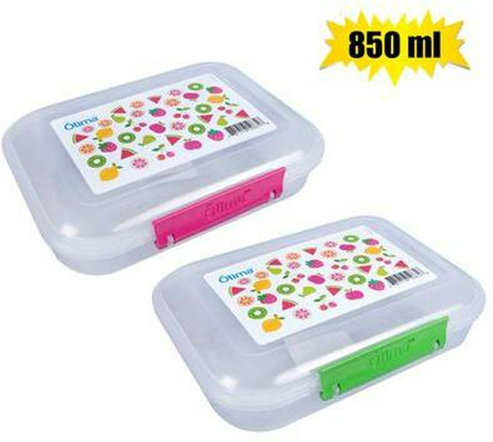 Otima Lunch box pl 850ml fruit design 1 Containers Lunch Box (850 ml ...