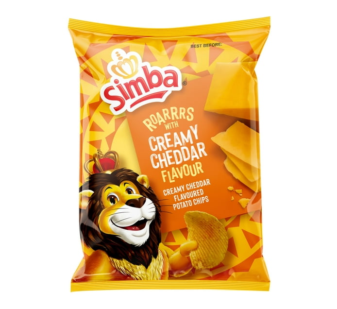 Simba Potato Chips Creamy Cheddar (24 x 120g) | Makro