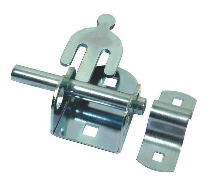 Bolt Pad Oval Double End Lock Galvanized 100mm 10 Pack | Makro