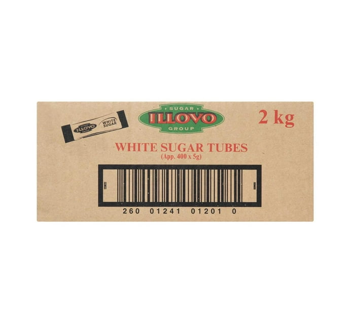 Illovo White Sugar Tubes (1 x 2kg) | Makro