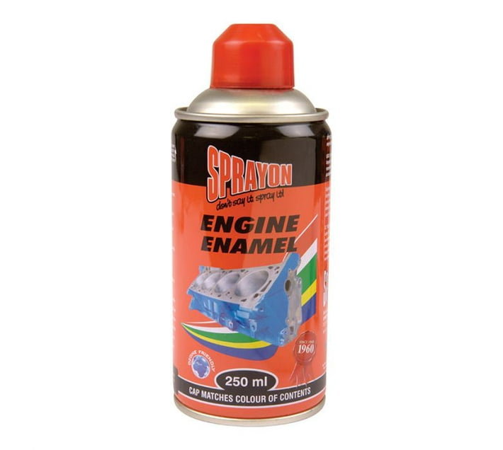 Sprayon Signal Red Engine Enamel Spray Paint (250Ml) | Makro
