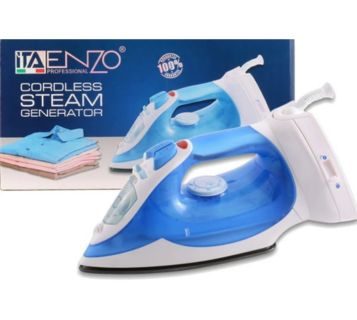 ENZO 352482 Steam Iron (White and Blue) | Makro