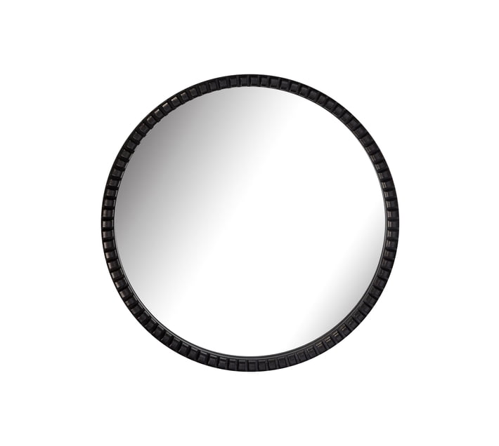 Someone’s in a Makro Paramount Mirrors & Prints - Riley Round - Black Mood