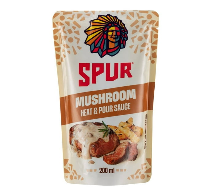 Buy Spur Mushroom Heat & Pour Sauce 200ml in Bulk | Makro Business