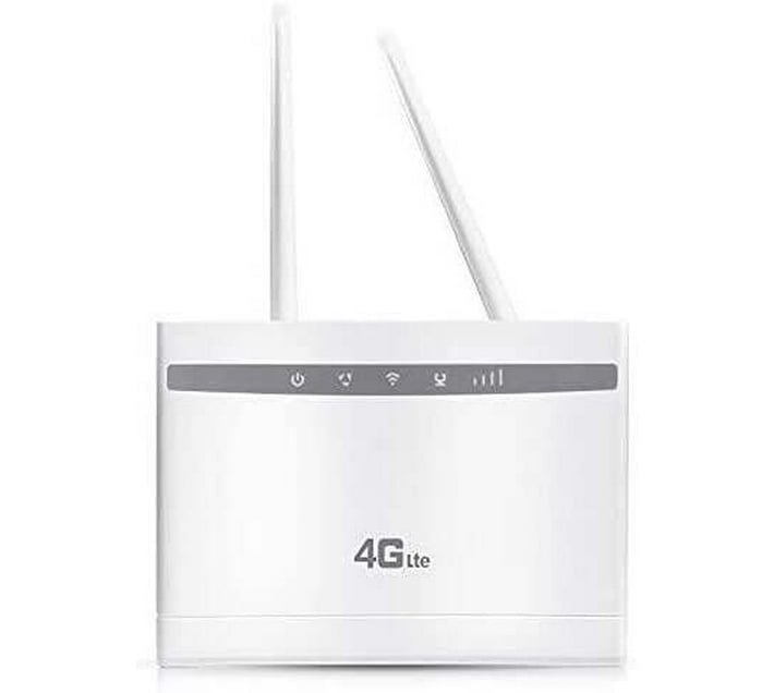 Digtal World High Speed Sim Slot 300 Mbps 4G Router (White, Dual Band ...
