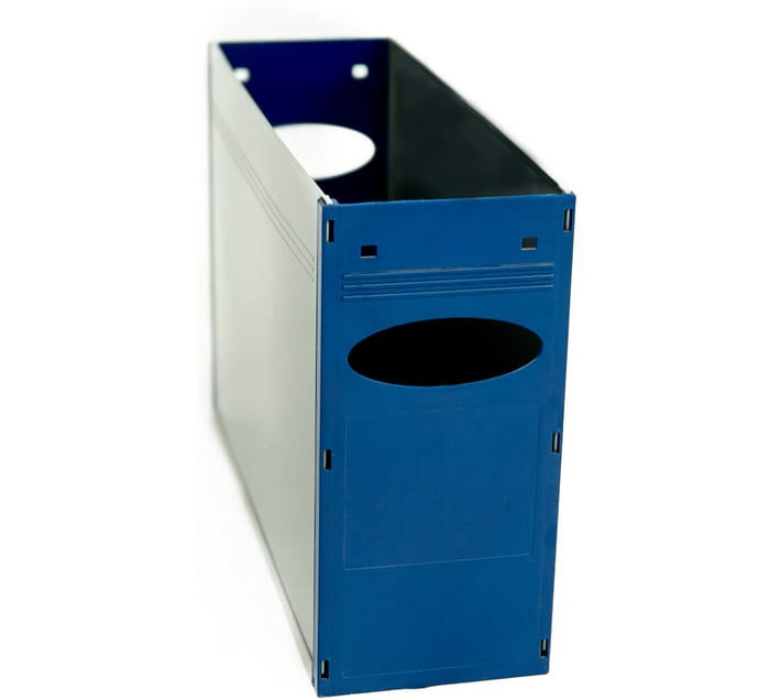 pp Plastic A4 Blue Solid Filing Container | Makro