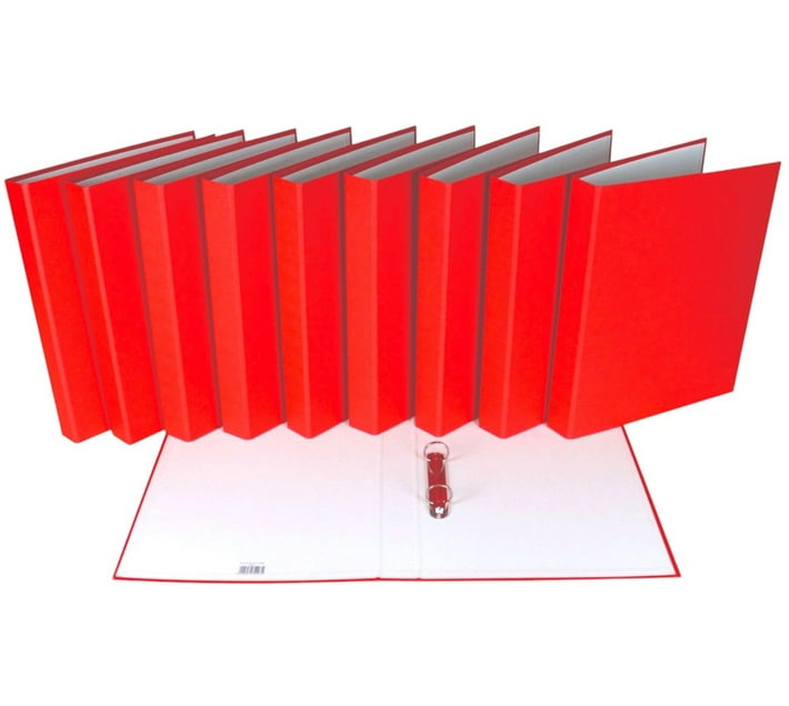 Buy Files Board POLYPROP RING BINDER (Set of 10, Red) in Bulk | Makro ...