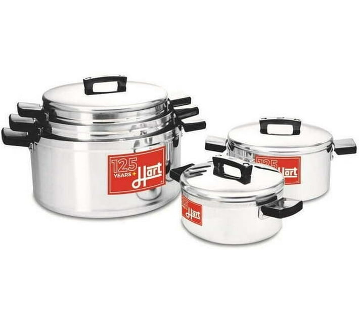 Hart J7 Pot Set with Lid 16.5 L capacity (Stainless Steel) | Makro